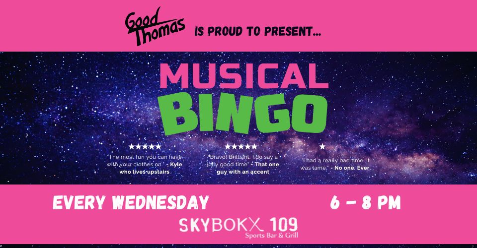 Good Thomas' Musical Bingo - SKYBOKX 109